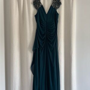 Xscape | Dresses | Xscape Emerald Green Dress | Poshmark